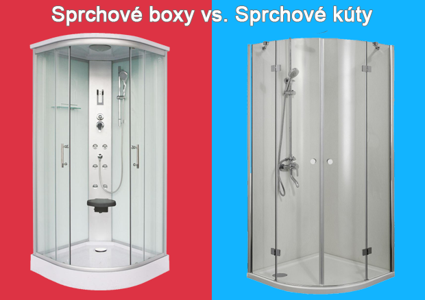 Sprchové boxy vs. sprchové kúty - Výberové kúpeľne